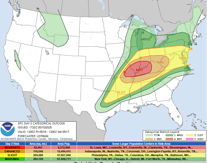 Overview Of The Tornado Outbreak Of May 16 2025